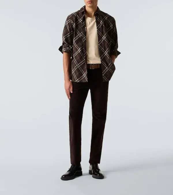 Burberry Cotton Corduroy Slim Pants