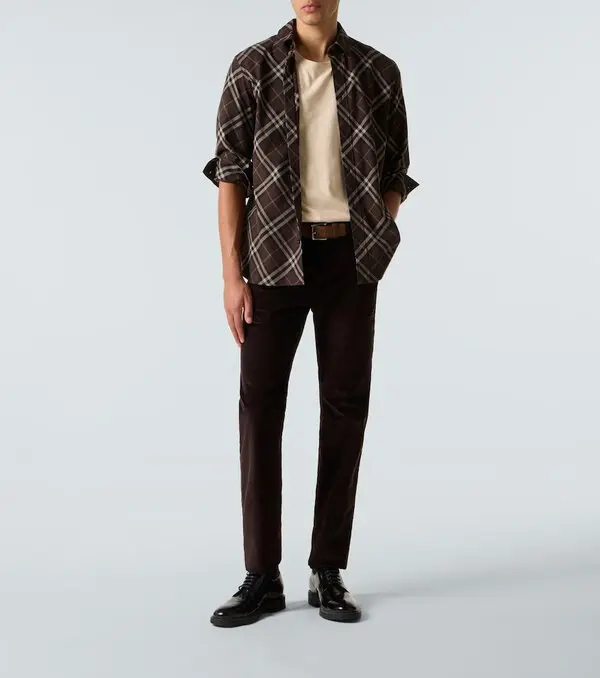 Burberry Cotton Corduroy Slim Pants