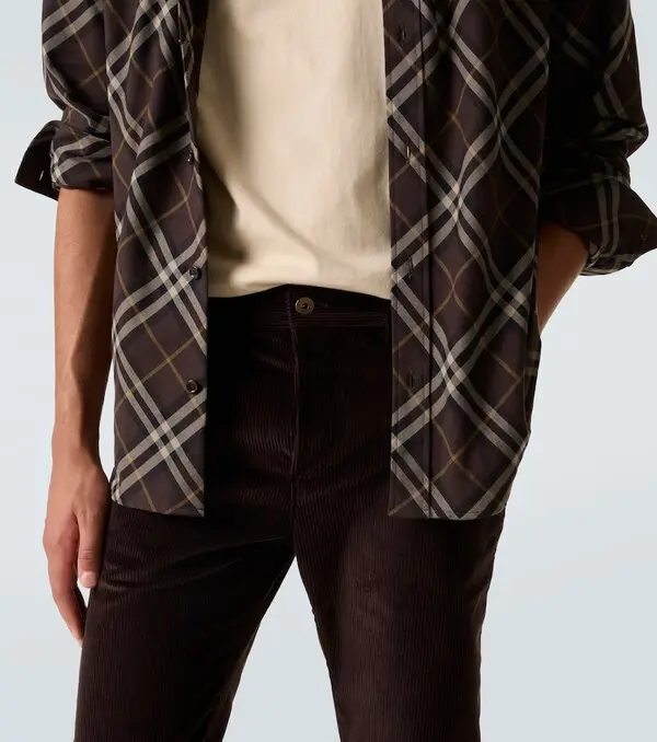 Burberry Cotton Corduroy Slim Pants