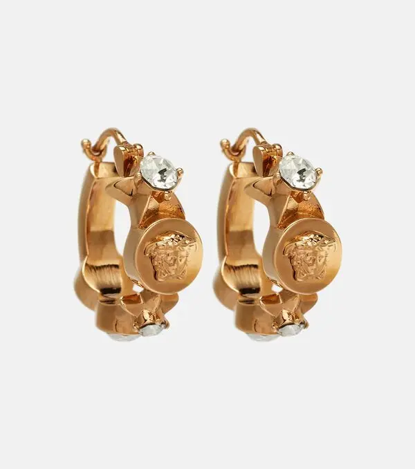 Versace Medusa Star Hoop Earrings