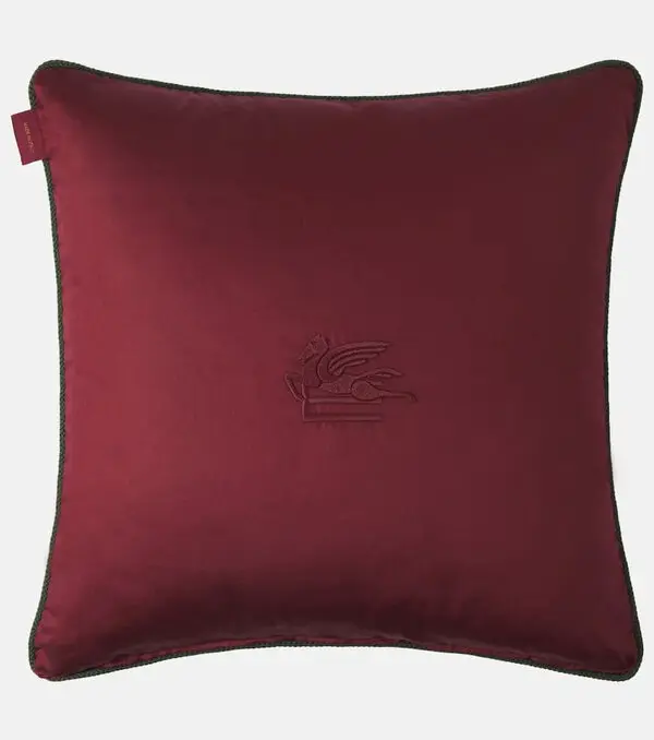 Etro Pegaso Paisley Cotton Cushion