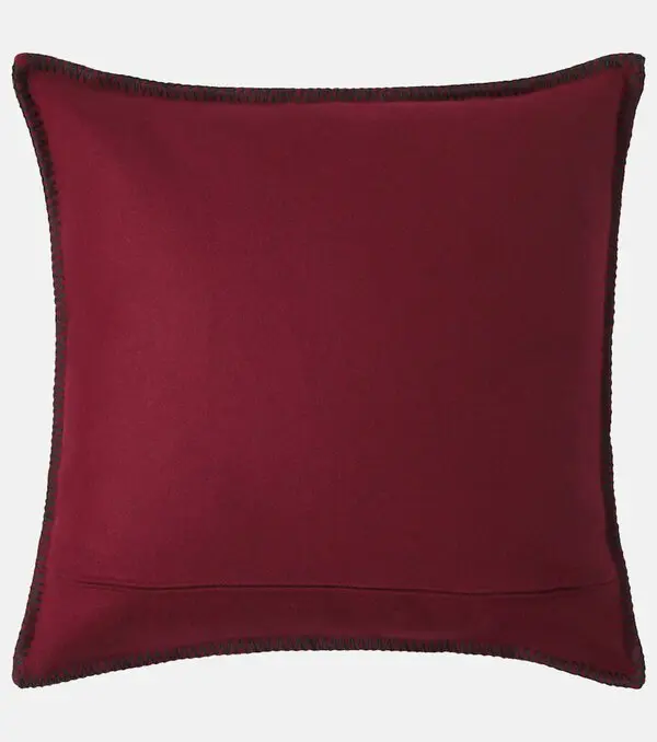 Etro Ribot Wool Cushion - Red