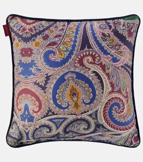 Etro Zahir Printed Cotton Cushion