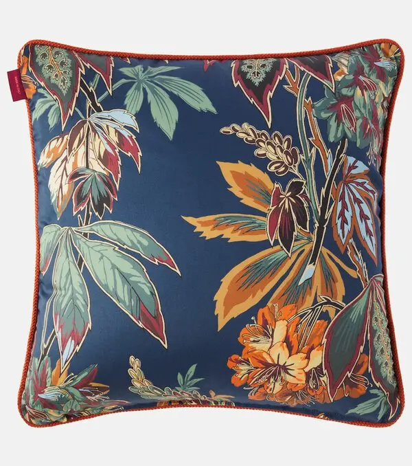 Etro Giano Paisley Cotton Cushion