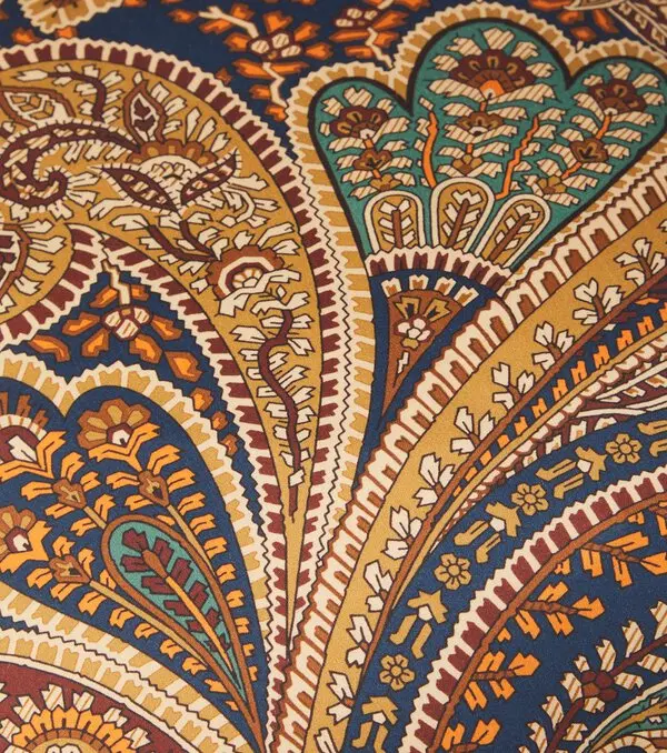 Etro Giano Paisley Cotton Cushion
