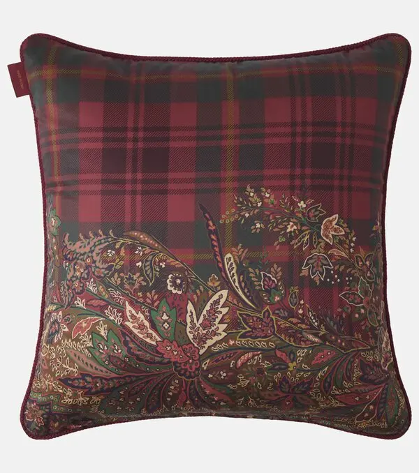 Etro Boyd Paisley Cotton Cushion