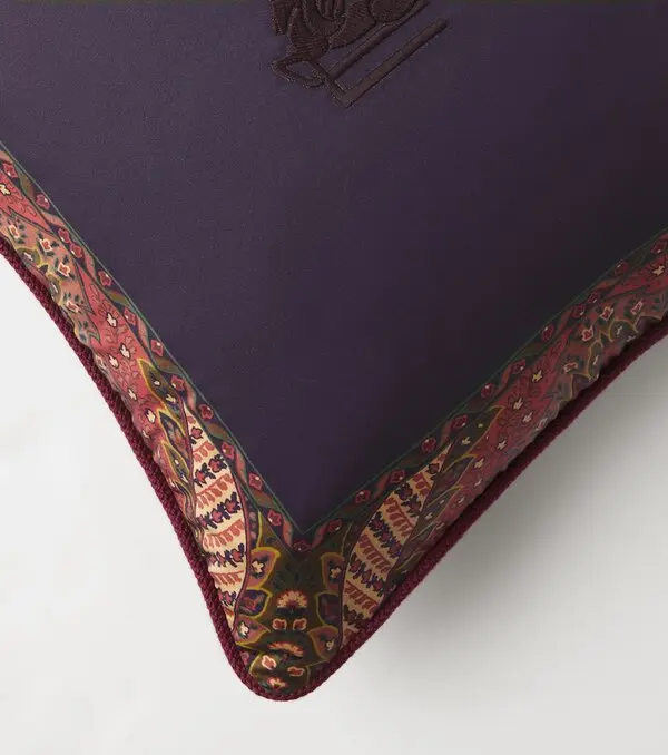 Etro Boyd Paisley Cotton Cushion
