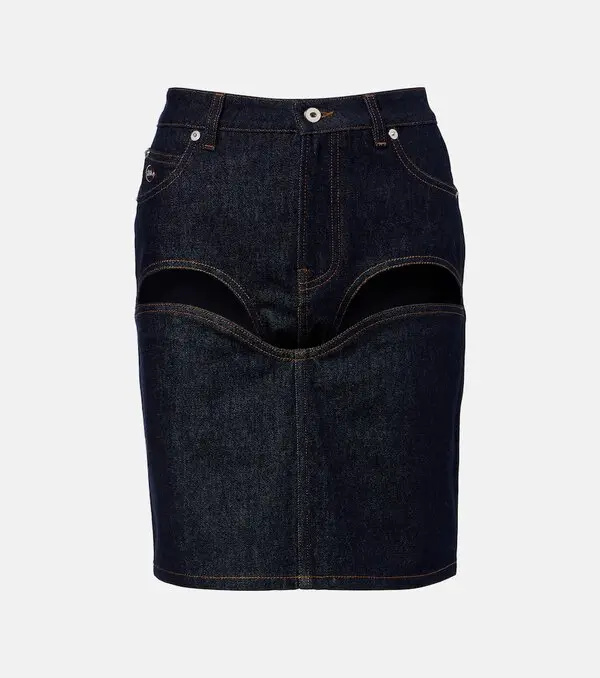 JEAN PAUL GAULTIER Denim Miniskirt - Blue
