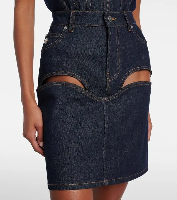 JEAN PAUL GAULTIER Denim Miniskirt - Blue