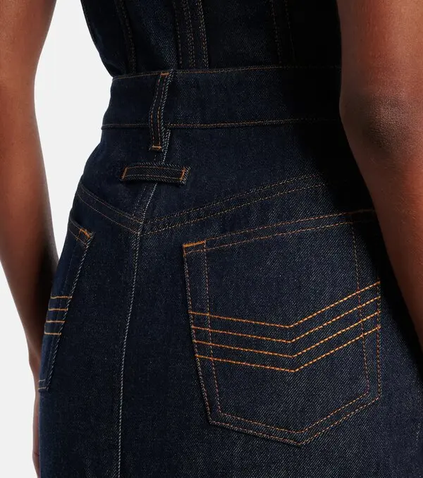JEAN PAUL GAULTIER Denim Miniskirt - Blue
