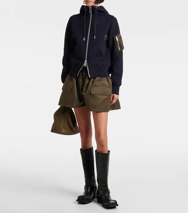 Sacai Paneled Hoodie