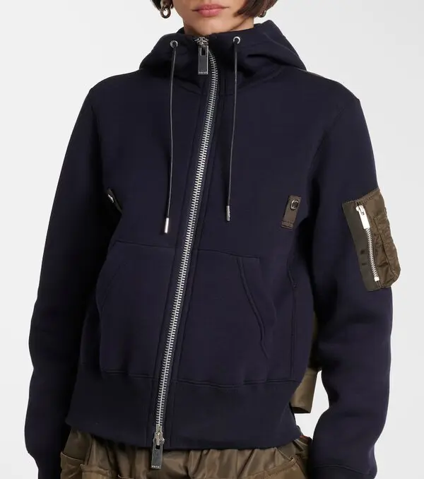 Sacai Paneled Hoodie