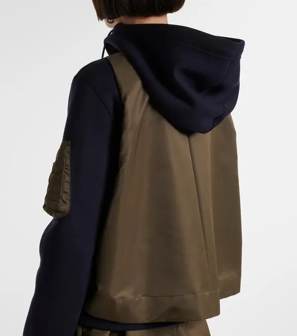 Sacai Paneled Hoodie
