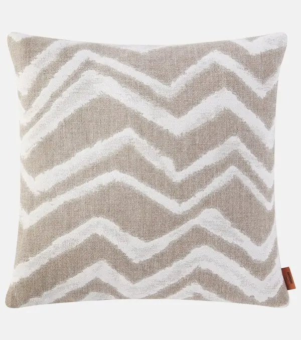 Missoni Graffiti Printed Cushion - Beige