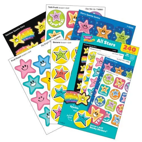 TREND Scratch 'n Sniff All Stars Stickers