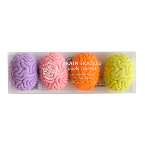 DAYDREAM SOCIETY Brains Eraser Set - Assorted Pre-pack