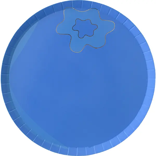 JOLLITY & CO Le Dinner Blueberry Dessert Plates By - Assorted Pre-pack