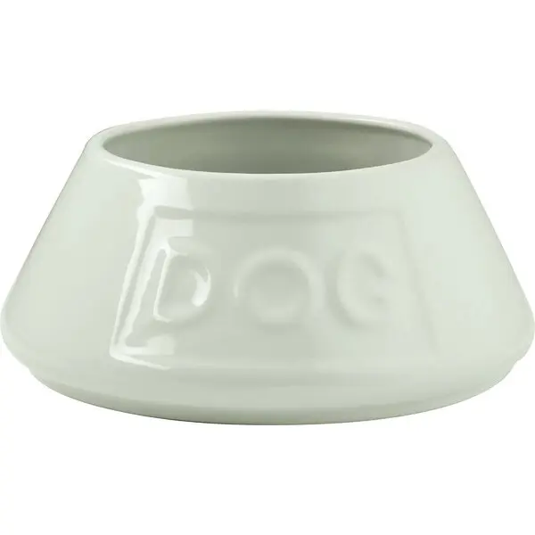 MASON CASH Non-tip Dog Bowl - Off-white