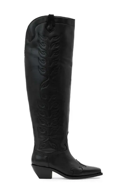 ALLSAINTS Landon Over-the-knee Western Boots