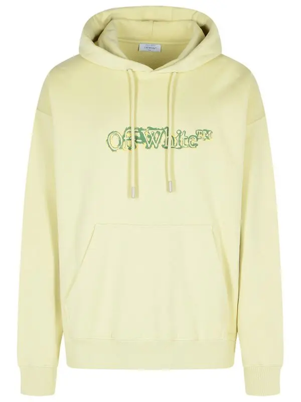 Off-White Ivory Cotton 'cloudy Arrow' Sweatshirt - Beige