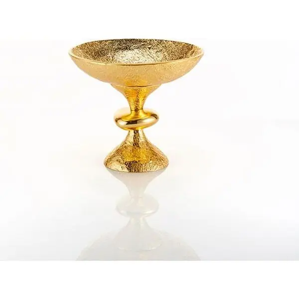 LUNARES Nest Pedestal Bowl - Gold