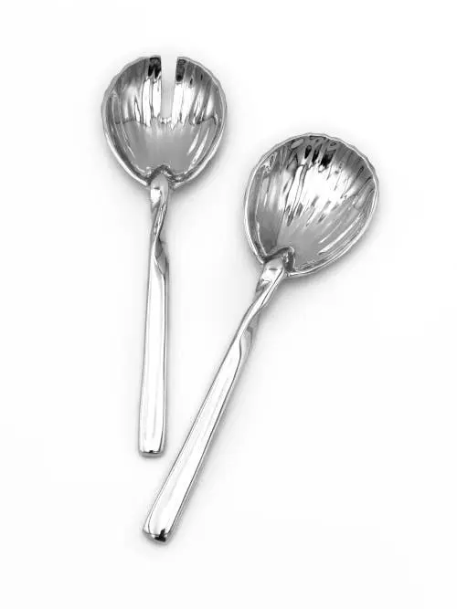 LUNARES La Mar Salad Servers - Silver