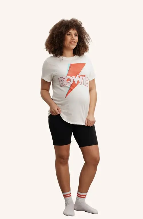 NOM MATERNITY The Groove" Graphic T-shirt