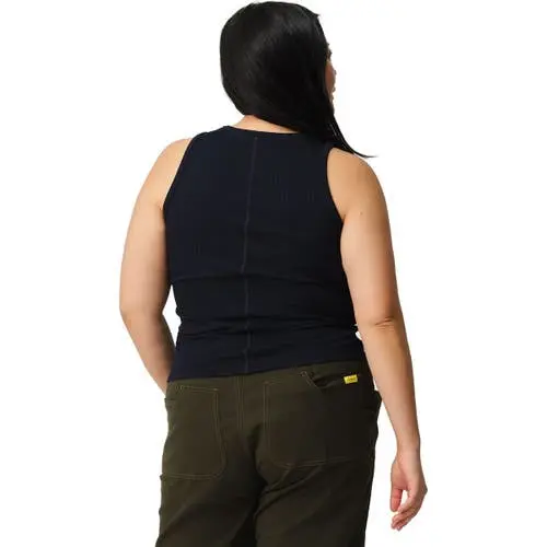 HIKERKIND Ribbed Merino Tank Top - Woad