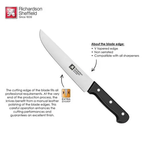 RICHARDSON SHEFFIELD Universal 8-inch Butcher Knife