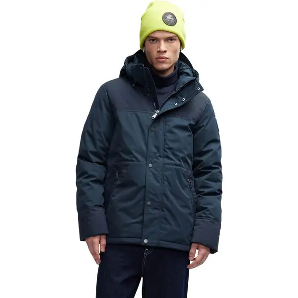 Pajar Wiyot Mixed Media Lightweight Jacket - Navy