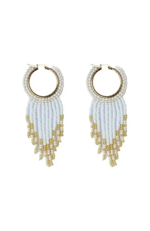 FOSTERIE Riesling Fringe Embera Earrings - Gold