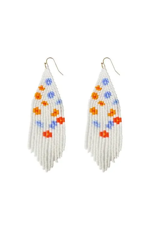 FOSTERIE Floral Dangle Earrings - Multi