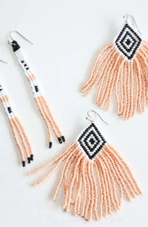 FOSTERIE Armada Fringe Embera Earrings