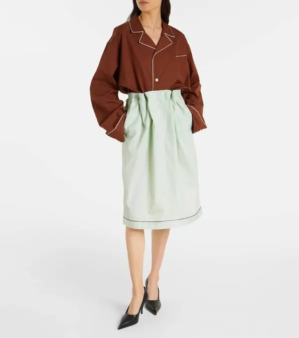 Prada Oversized Cotton Shirt
