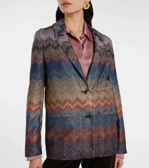 Missoni Zigzag Lame Blazer