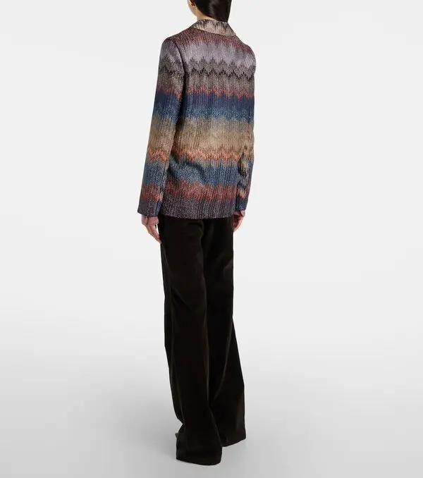 Missoni Zigzag Lame Blazer