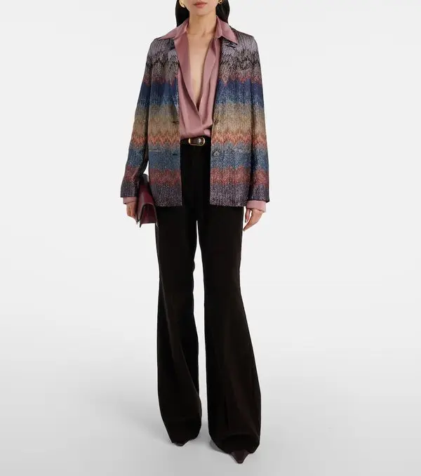 Missoni Zigzag Lame Blazer