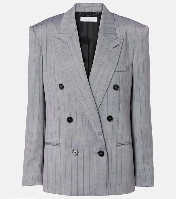 Stella McCartney Double-breasted Wool Blazer
