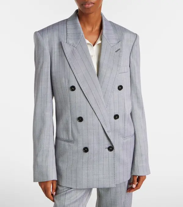 Stella McCartney Double-breasted Wool Blazer