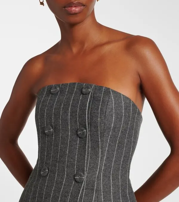 Carolina Herrera Double-breasted Striped Top