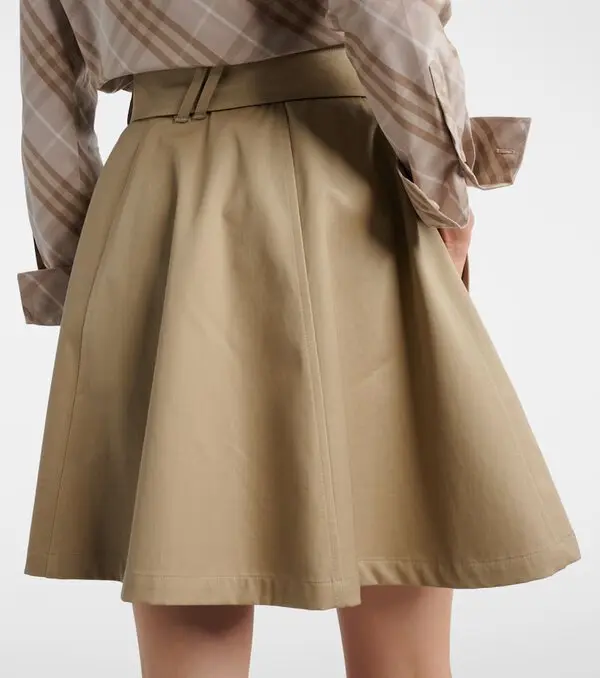 Burberry Cotton Wrap Skirt