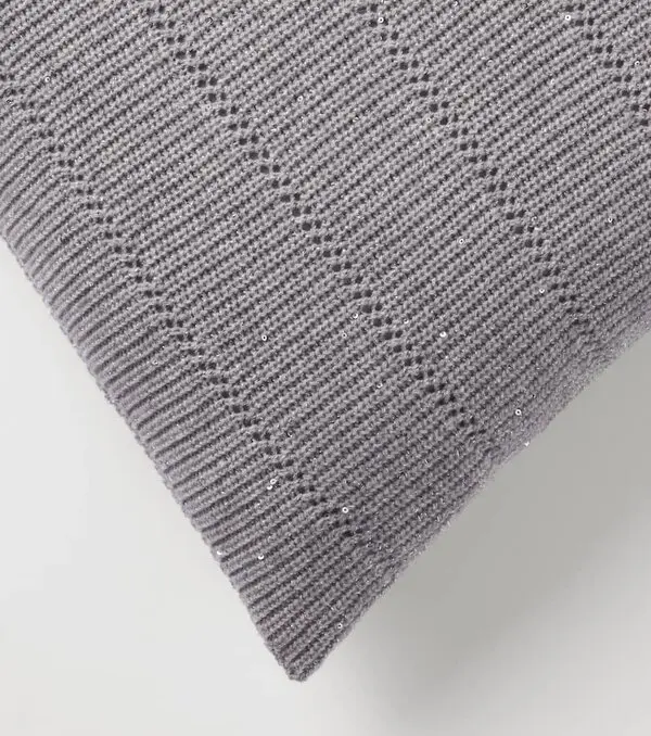 Brunello Cucinelli Cashmere And Wool-blend Cushion