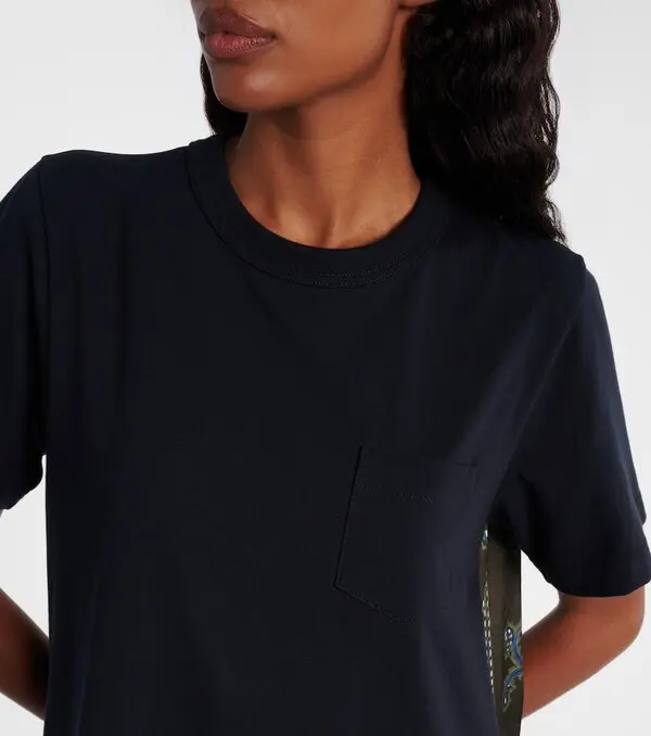 Sacai Paisley Paneled Minidress