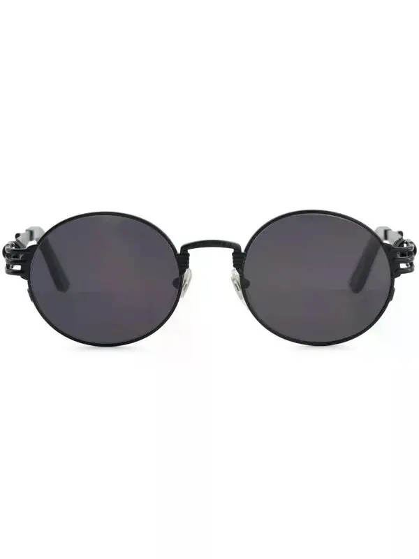 Jean Paul Gaultier 55-3175 Round-frame Sunglasses - Black