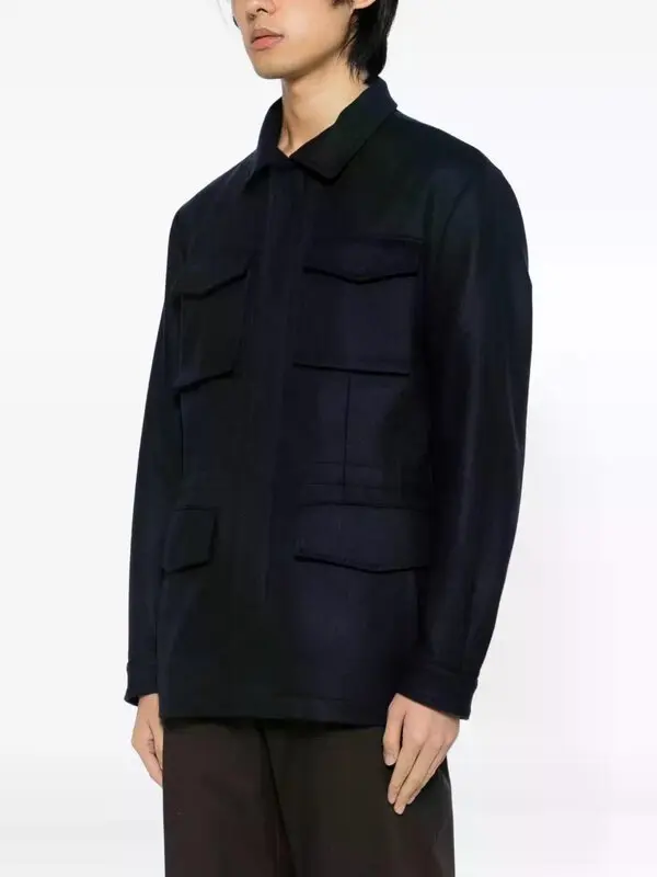 Kiton Cashmere Jacket - Blue