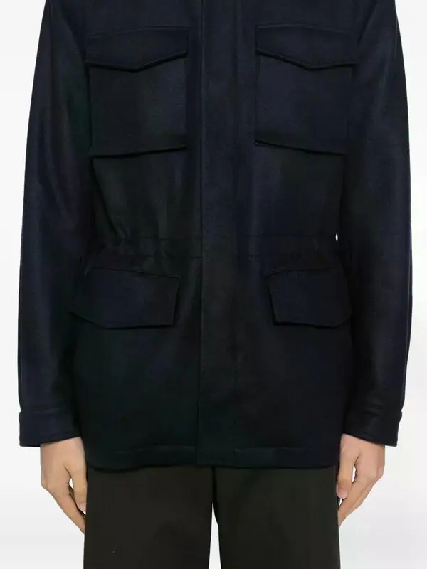 Kiton Cashmere Jacket - Blue