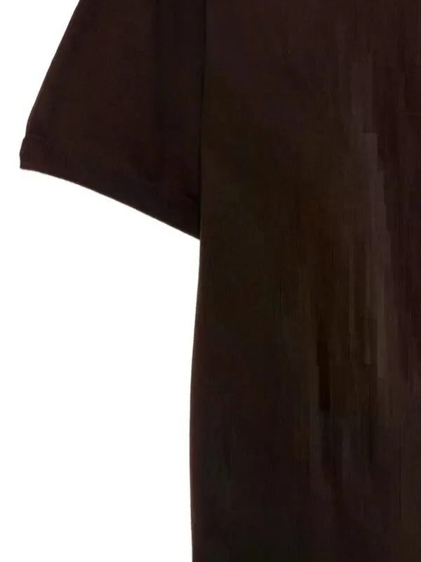 LARDINI Wool T-shirt - Brown
