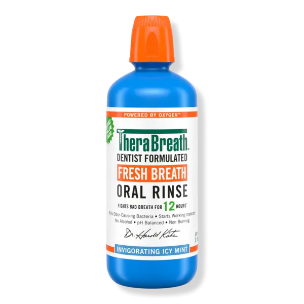 THERABREATH Invigorating Icy Mint Fresh Breath Oral Rinse - One-color