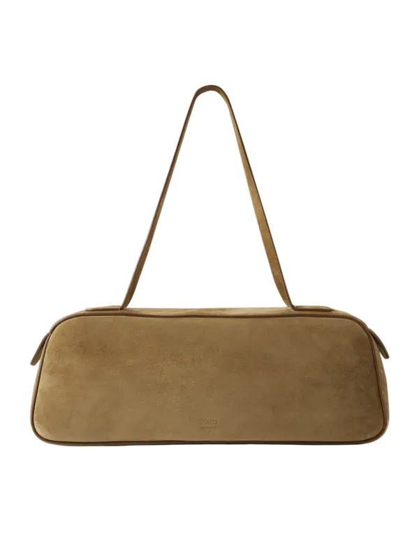 Khaite Simona Suede Shoulder Bag