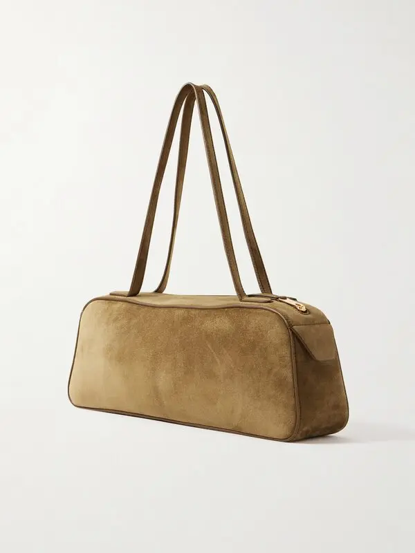 Khaite Simona Suede Shoulder Bag